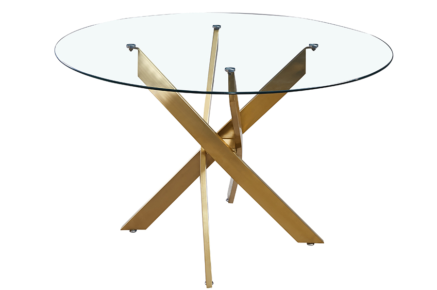 51" Gold Sword Dining Table